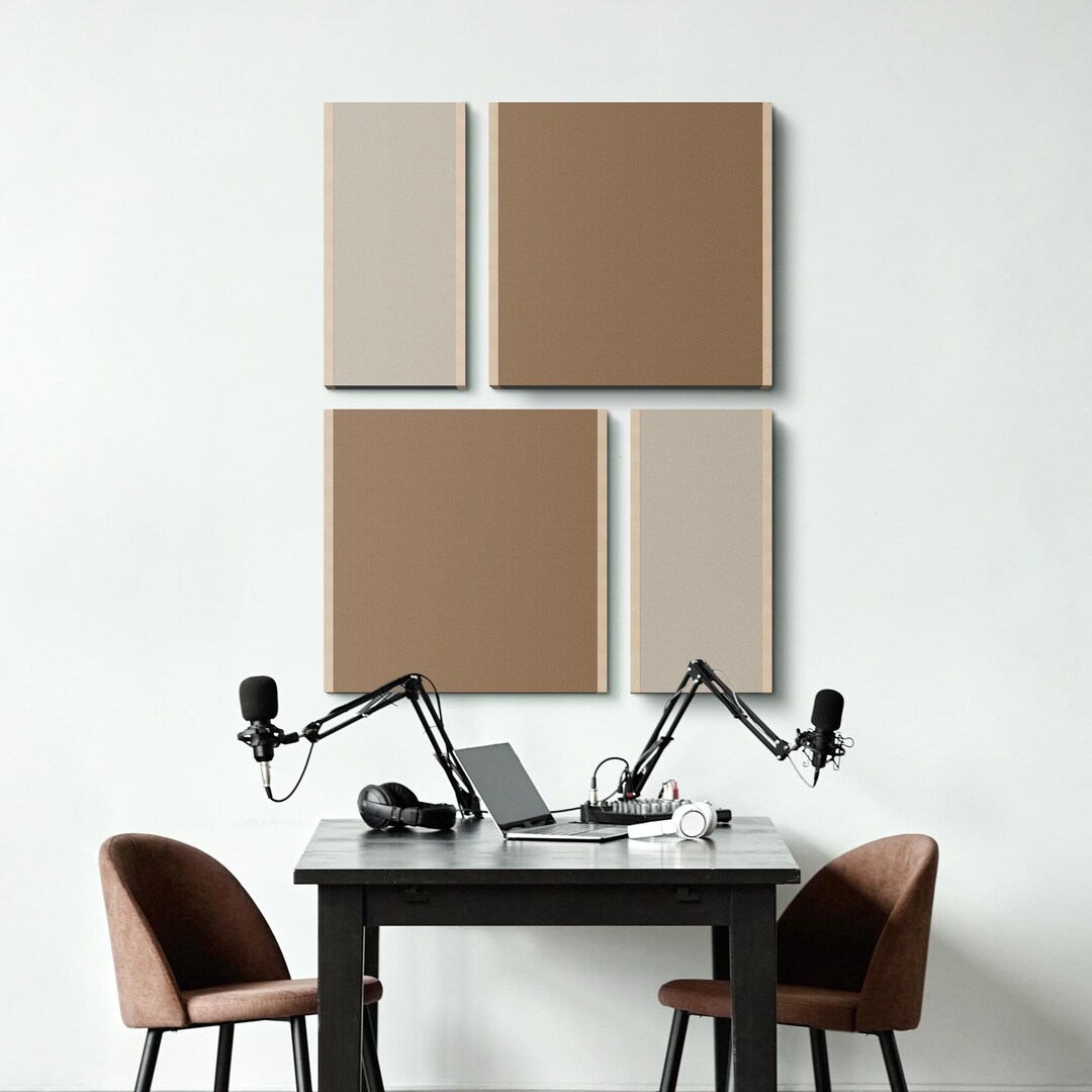 Premium Acoustic Panels With Wood Frame for Noise Reduction & Sound ...