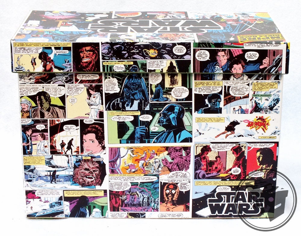 Large Comic Book Hard Box MDF Star Wars - Etsy