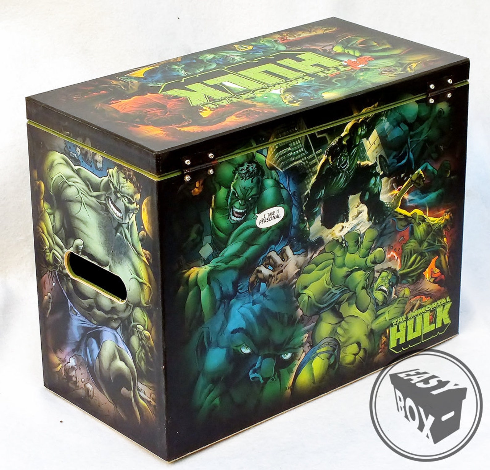 The Immortal Hulk Large Comic Book Hard Box Chest MDF | Etsy