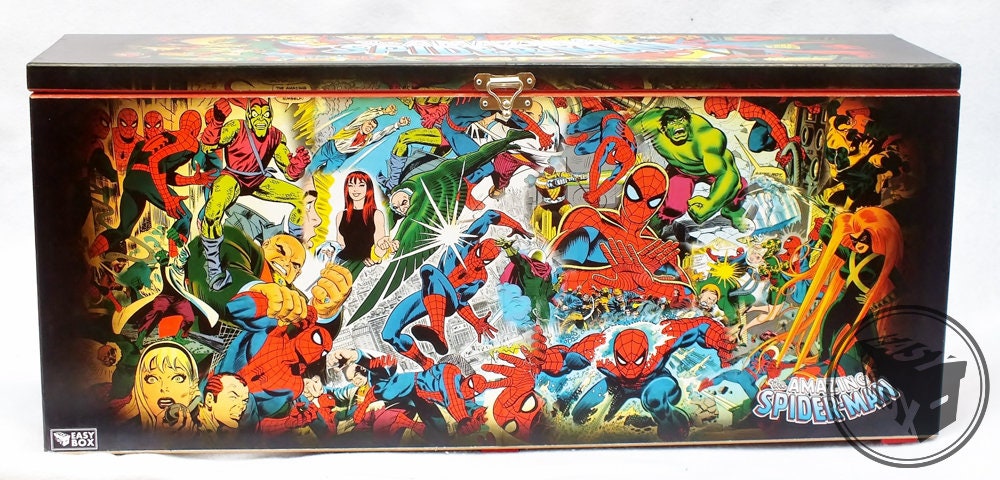 Spider Man 60's Extra Large Comic Book Hard Box / HQ Box - Etsy