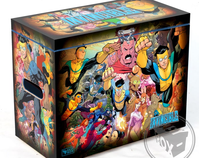 Invincible - Large Comic Book Hard Box Chest MDF - Etsy