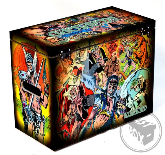 Home & Living The Warlord Large Comic Book Hard Box Chest MDF Storage ...
