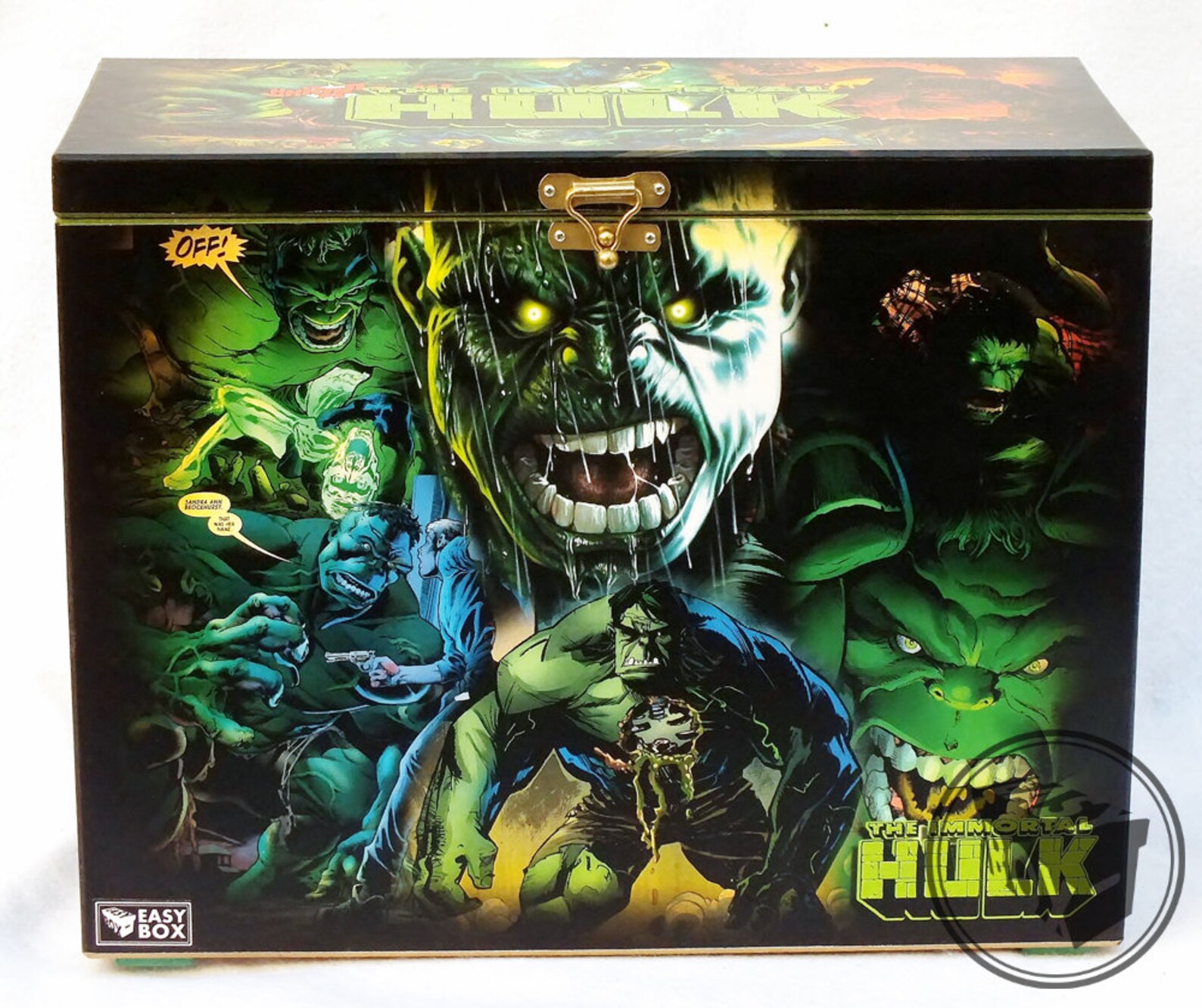 The Immortal Hulk Large Comic Book Hard Box Chest MDF | Etsy