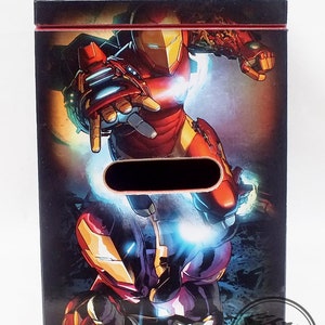 Iron Man - Large Comic Book Hard Storage Box Chest MDF - Etsy