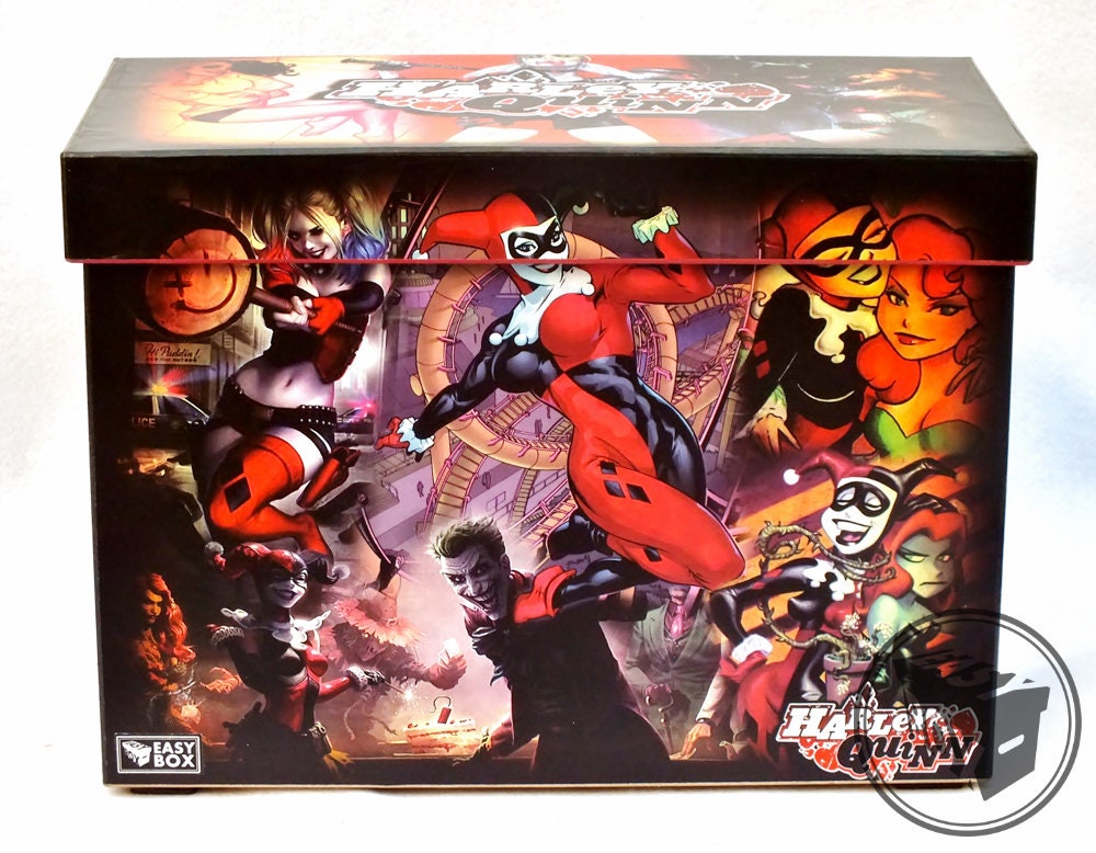 Harley Quinn - Large Comic Book Hard Box MDF DC Comics - Etsy