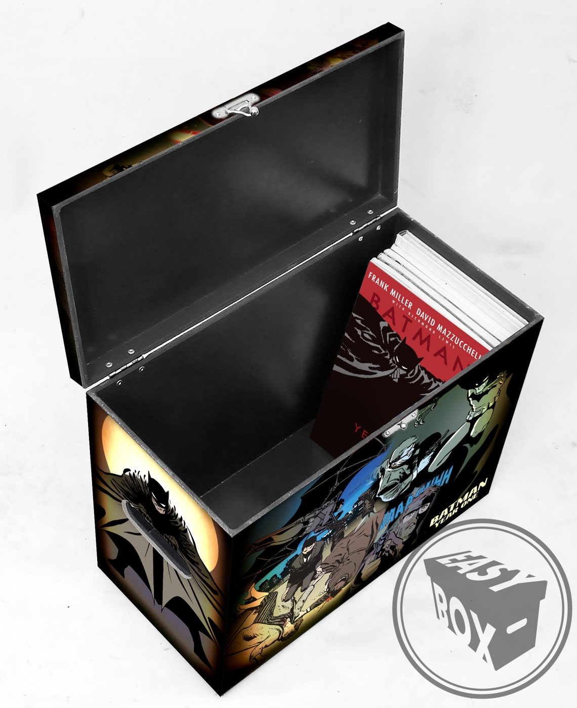 Large Comic Book Hard Box Chest MDF Batman Year One Miller | Etsy