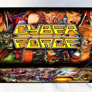 Cyber Force - Large Comic Book Hard Box Chest MDF - Etsy