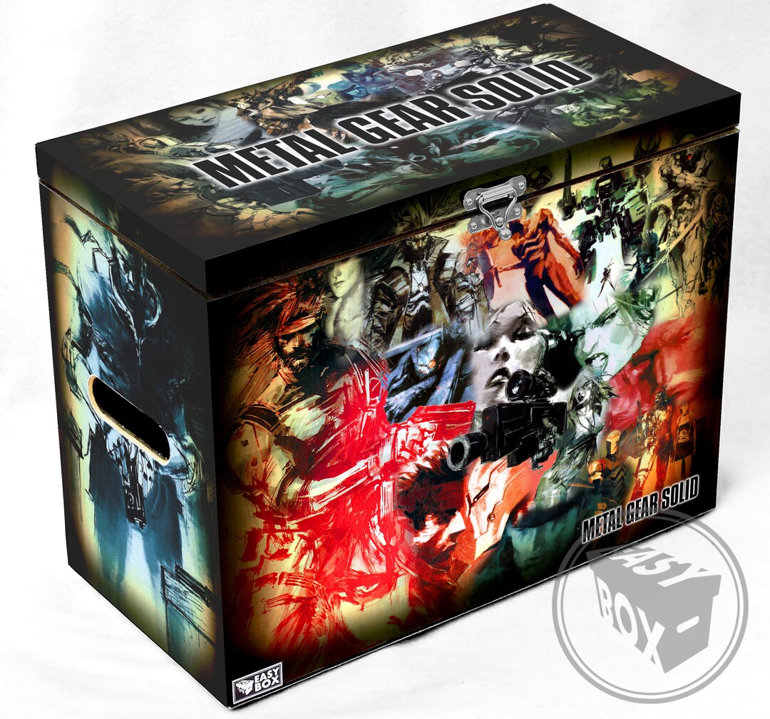 Metal Gear Solid - Large Comic Book Hard Box Chest MDF - Etsy