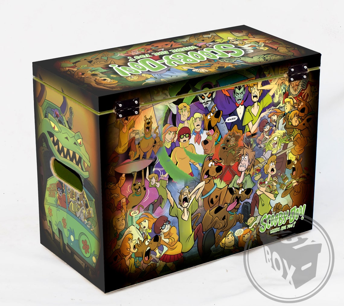 Scooby-doo - Large Comic Book Hard Box Chest MDF - Etsy