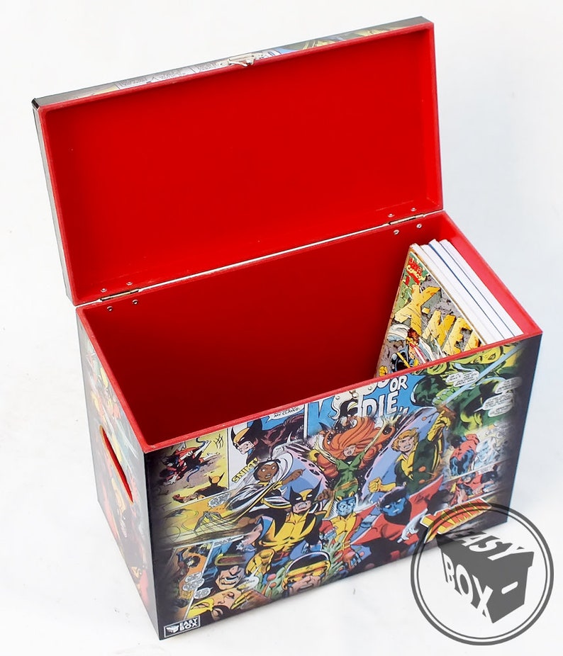 X-men - Large Comic Book Hard Box Chest MDF - Etsy