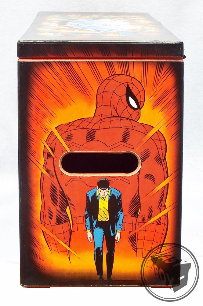 Spider Man 60's Extra Large Comic Book Hard Box / HQ Box - Etsy