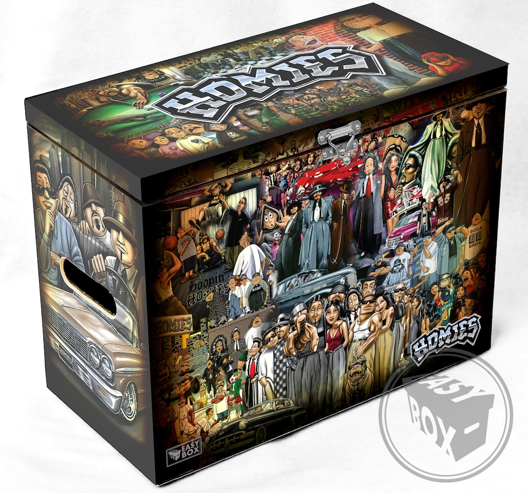 Homies - Large Comic Book Hard Box Chest MDF - Etsy