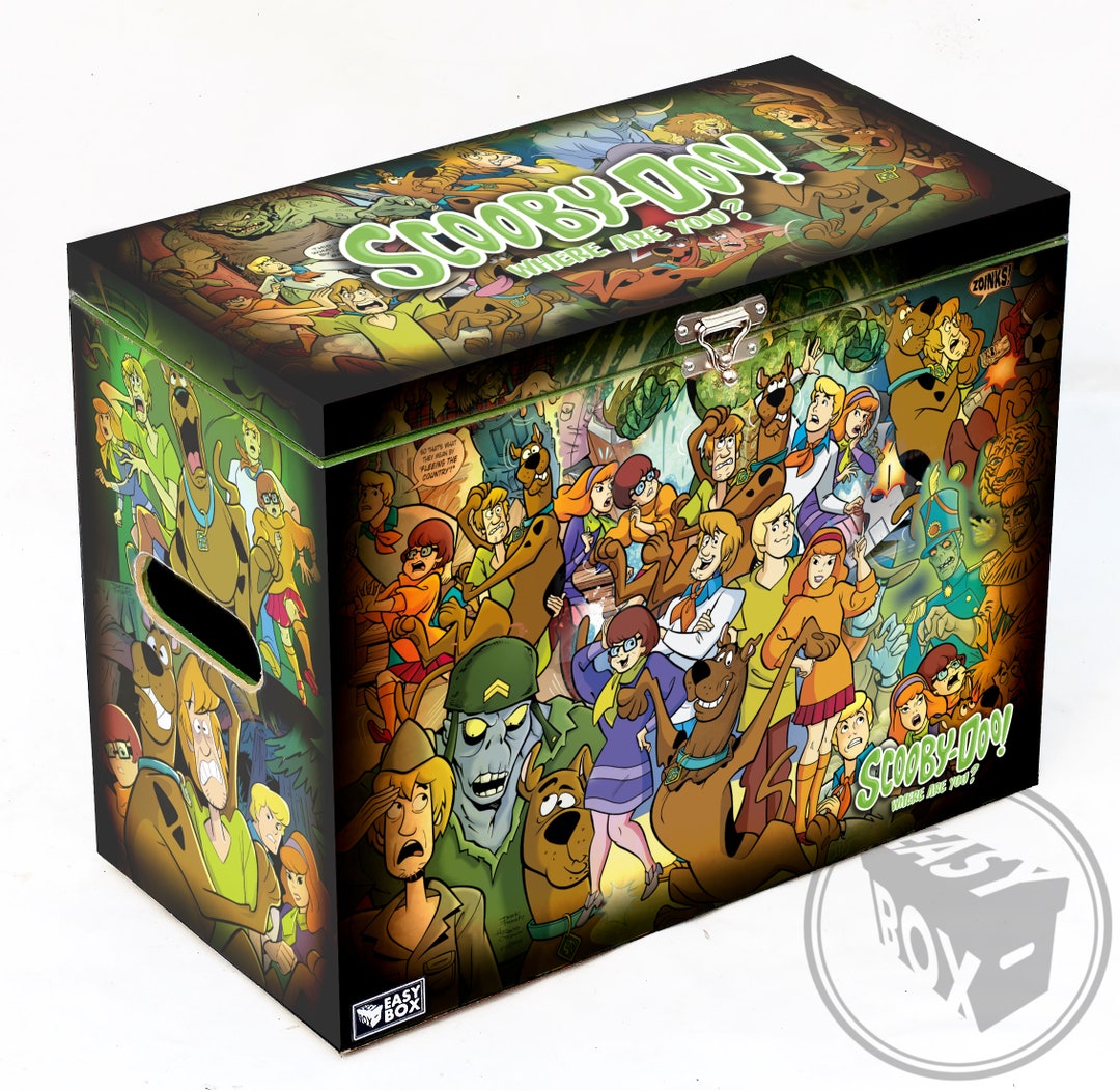 Scooby-doo - Large Comic Book Hard Box Chest MDF - Etsy