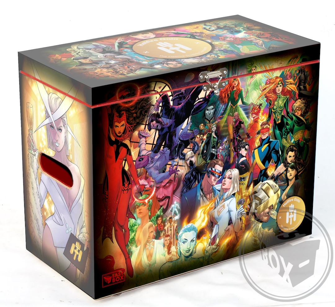 X-men Hellfire Gala - Large Comic Book Hard Box Chest MDF - Etsy