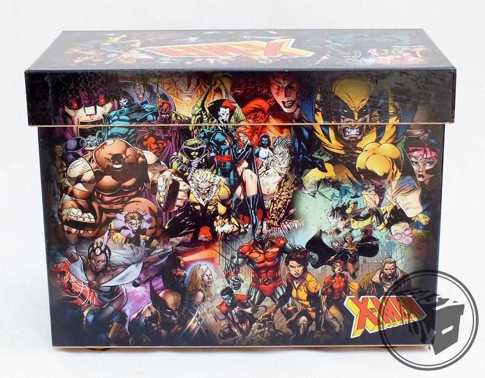 X-men - Large Comic Book Hard Box MDF - Etsy