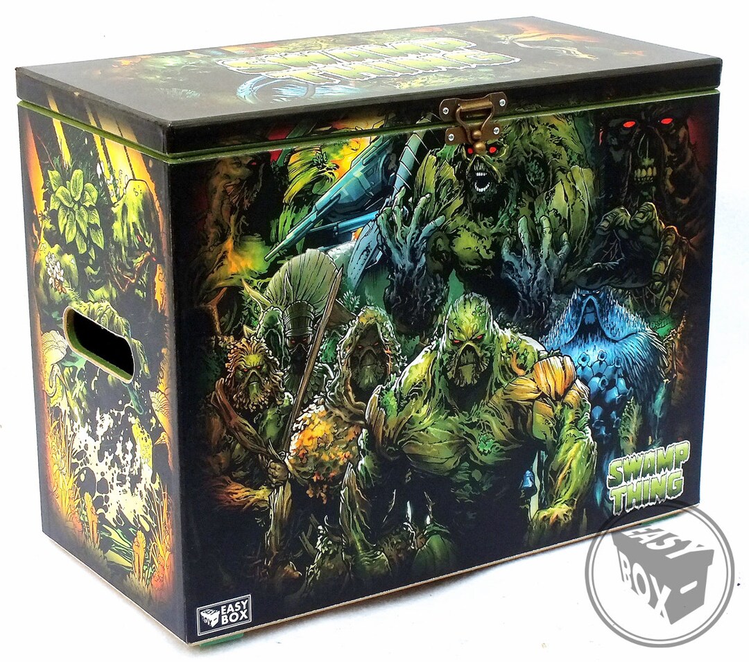 Swamp Thing- Large Comic Book Hard Box Chest MDF - Etsy