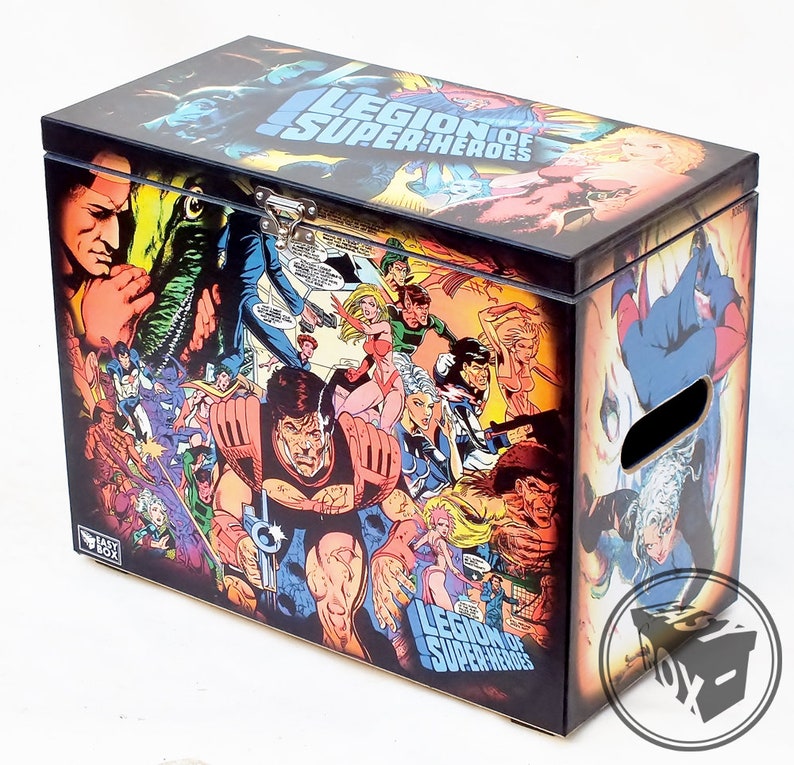 Large Comic Book Hard Box Chest MDF Legion of Super Heroes #3 - Etsy