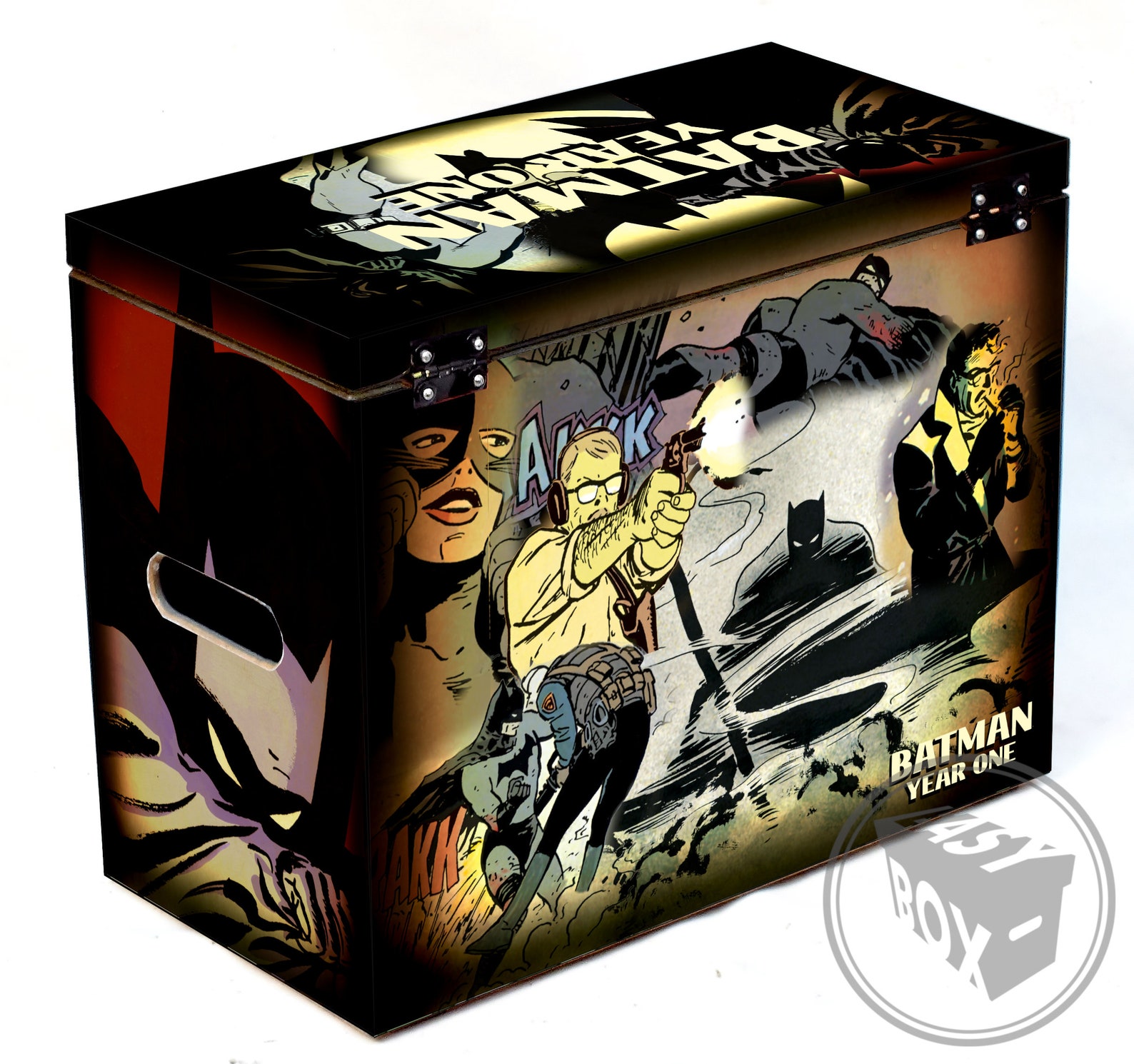 Large Comic Book Hard Box Chest MDF Batman Year One Miller | Etsy