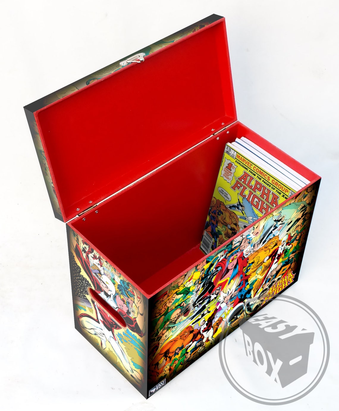 Alpha Flight by John Byrne Large Comic Book Hard Box Chest - Etsy