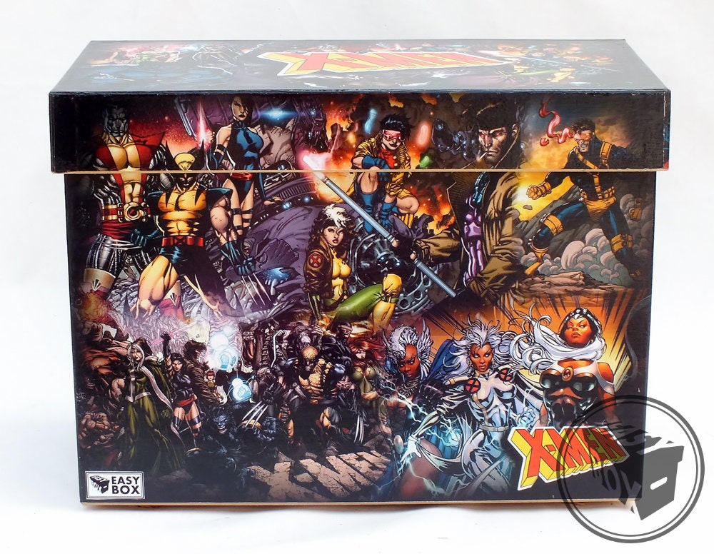 X-men - Large Comic Book Hard Box MDF - Etsy
