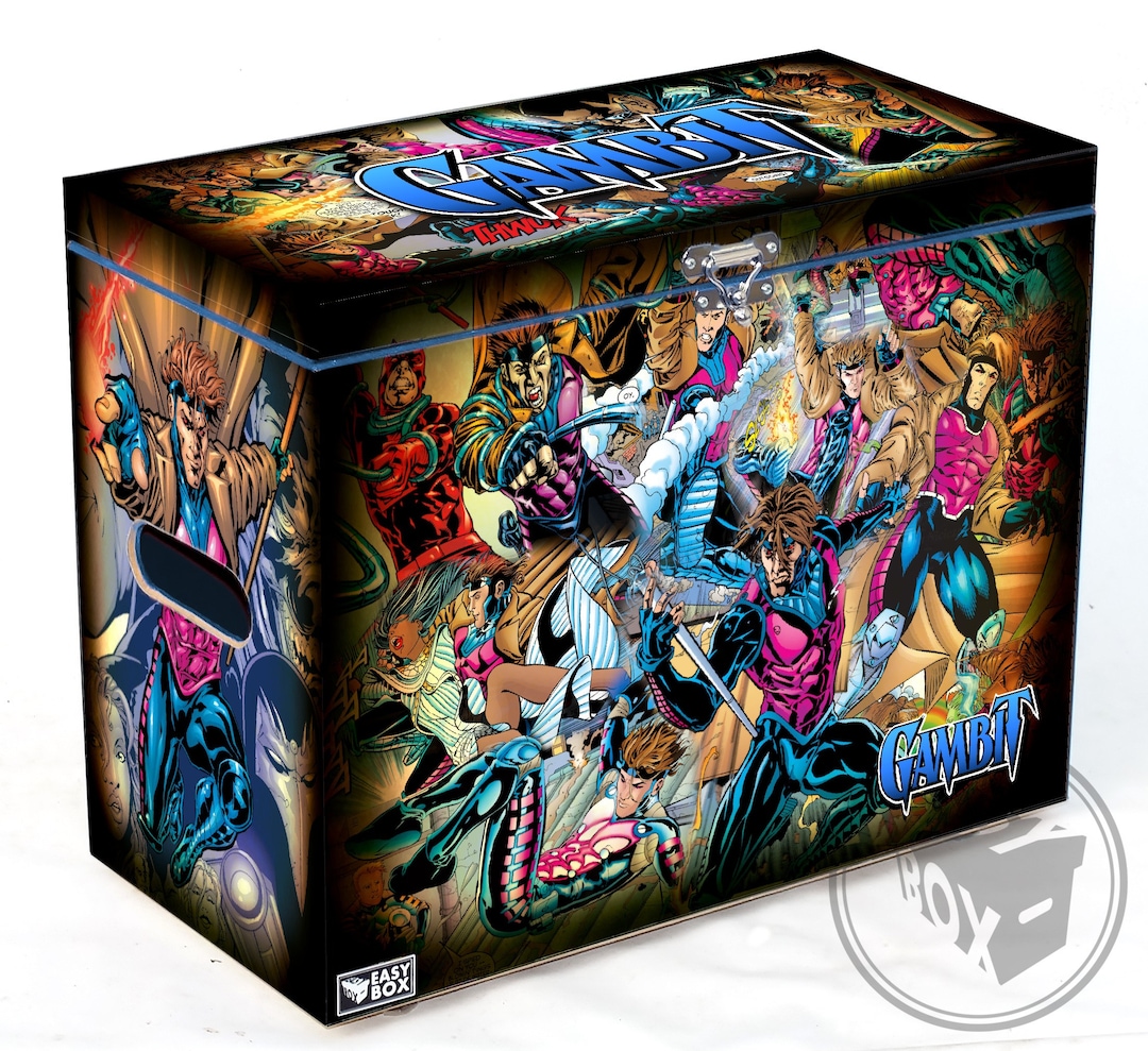 Gambit 90's - Large Comic Book Hard Box Chest MDF - Etsy