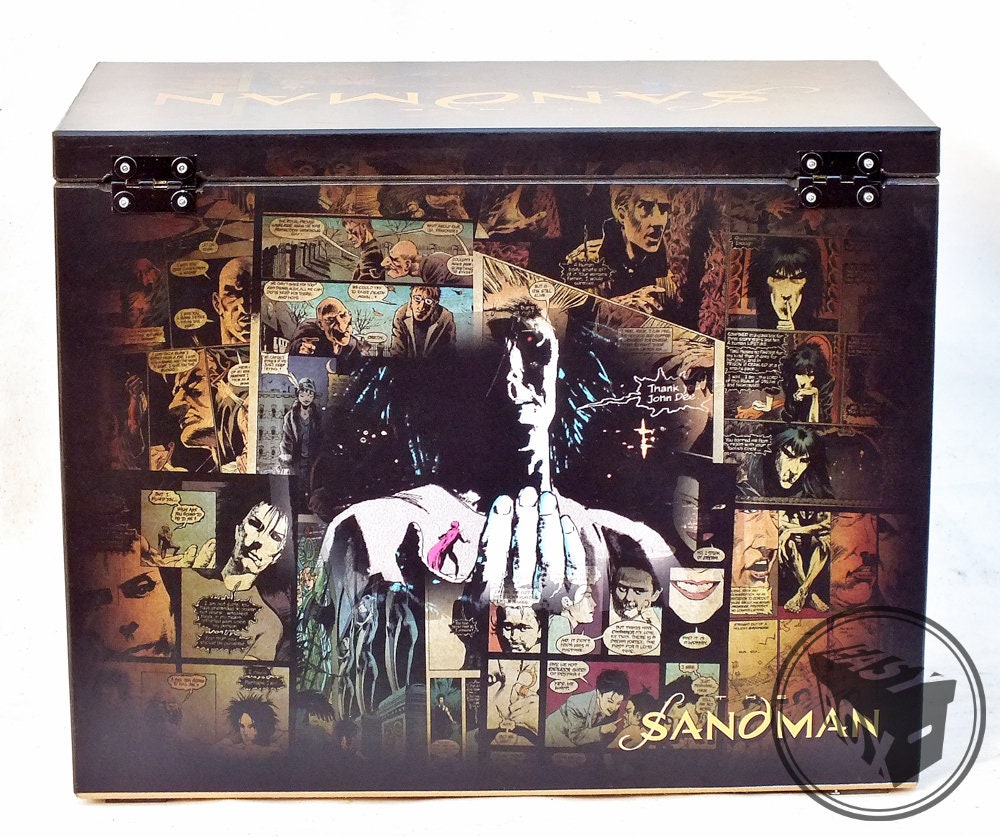 Sandman Large Comic Book Hard Box Chest MDF | Etsy