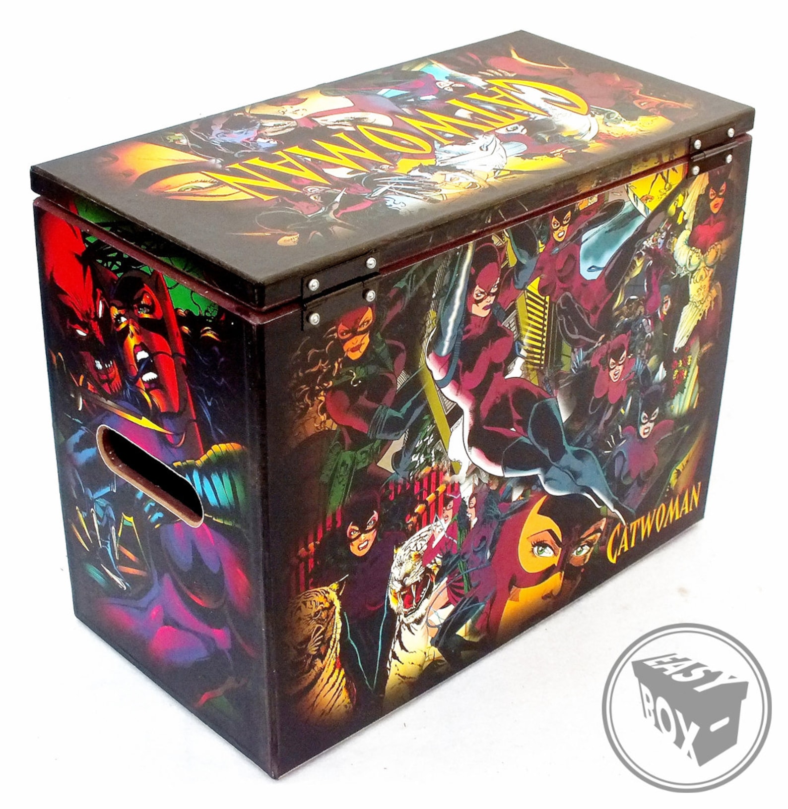 Catwoman 90s by Jim Balent Large Comic Book Hard Box Chest | Etsy