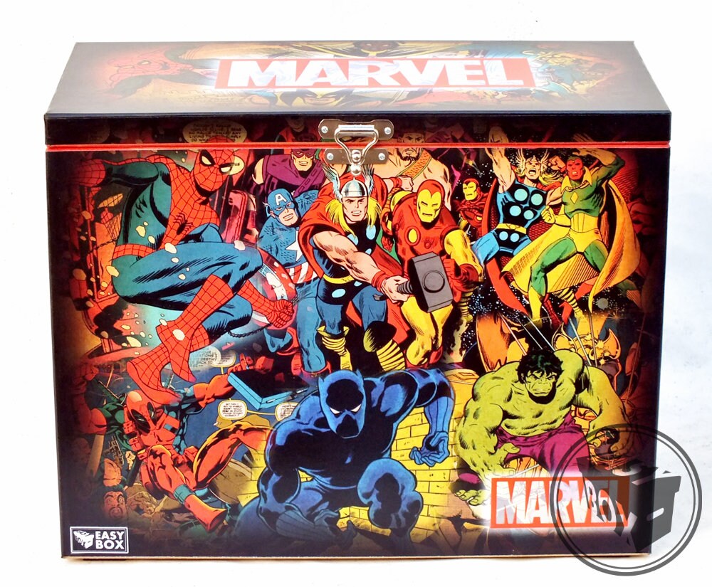 Marvel Classics Large Comic Book Hard Box Chest MDF | Etsy