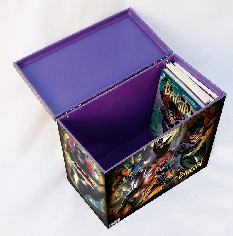 Batgirl (barbara Gordon) - Large Comic Book Hard Box Chest MDF - Etsy