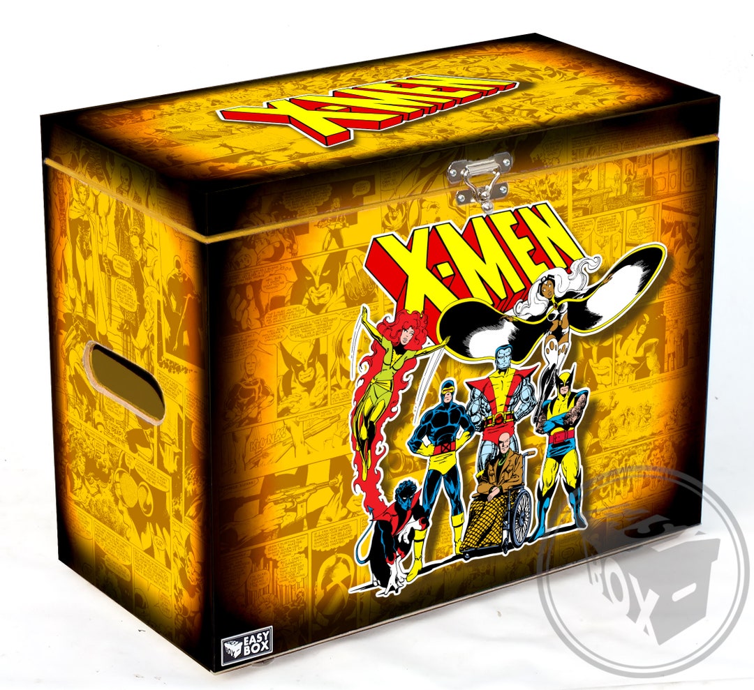 X-men - Large Comic Book Hard Box Chest MDF - Etsy