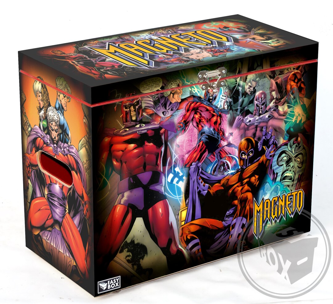 Magneto - Large Comic Book Hard Box Chest MDF - Etsy