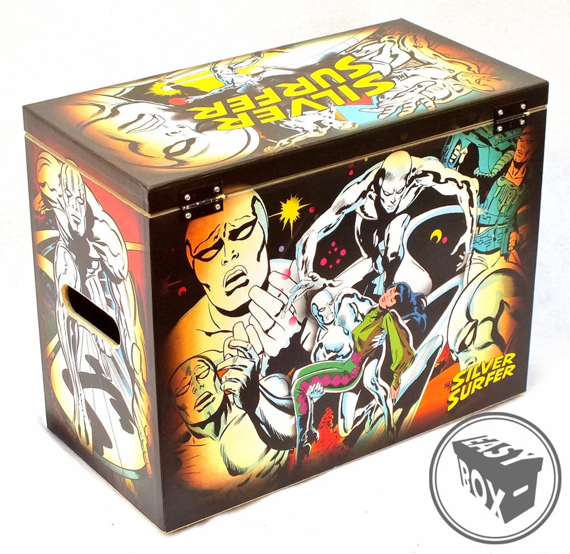 Silver Surfer - Large Comic Book Hard Box Chest MDF - Etsy