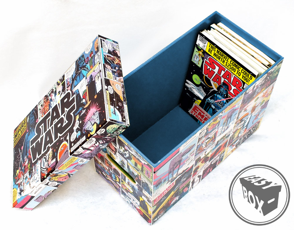 Large Comic Book Hard Box MDF Star Wars - Etsy