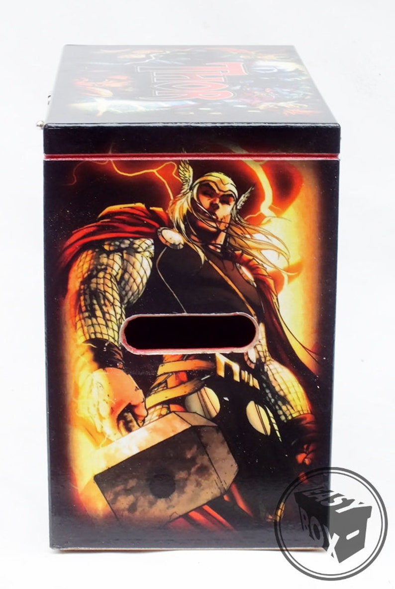 Large Comic Book Hard Storage Box Chest MDF Thor | Etsy