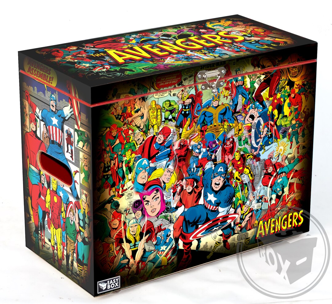 Avengers Classics - Large Comic Book Hard Storage Box Chest MDF - Etsy