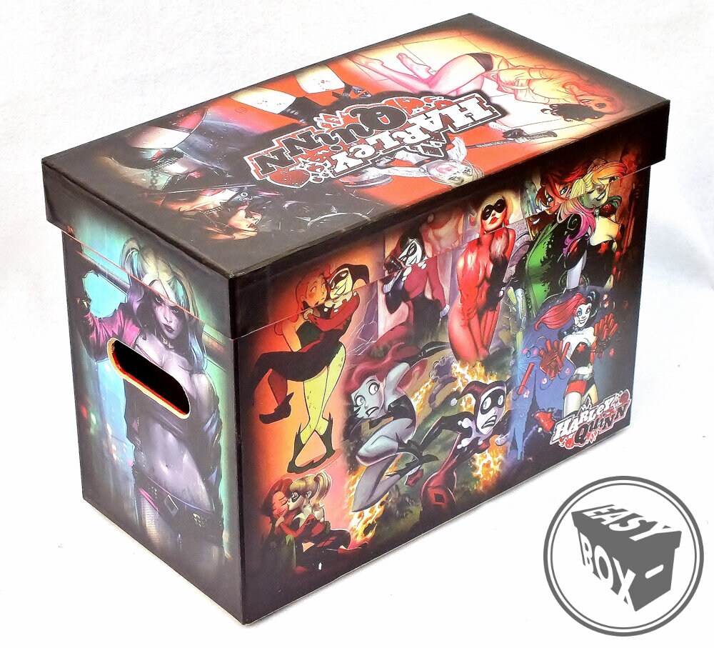 Harley Quinn - Large Comic Book Hard Box MDF DC Comics - Etsy