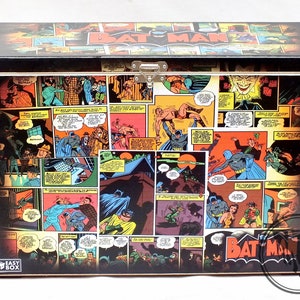 Large Comic Book Hard Storage Box Chest MDF Batman 40's - Etsy