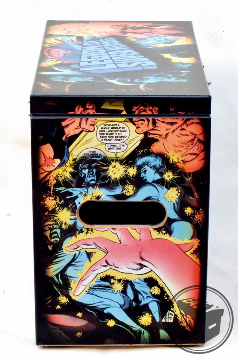 Large Comic Book Hard Box Chest MDF Legion of Super Heroes #3 - Etsy