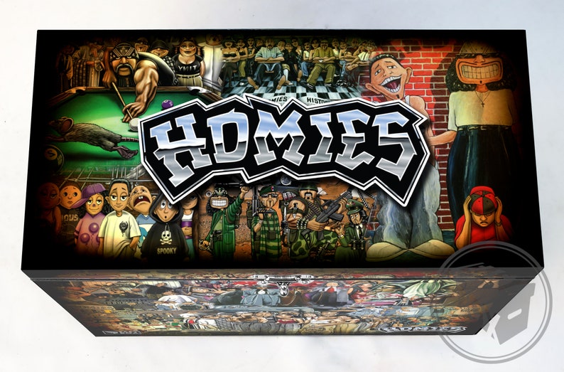 Homies Large Comic Book Hard Box Chest MDF - Etsy
