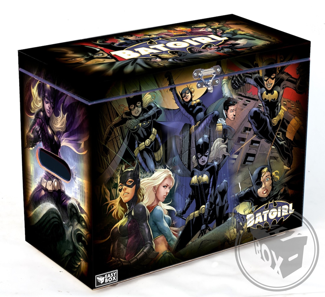 Batgirl - Stephanie Brown - Large Comic Book Hard Box Chest MDF - Etsy