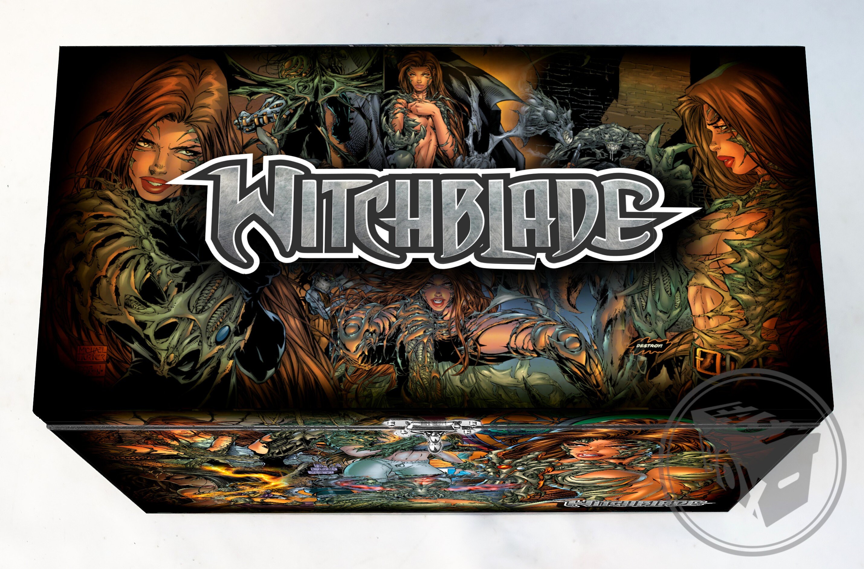 Witchblade Large Comic Book Hard Box Chest MDF - Etsy