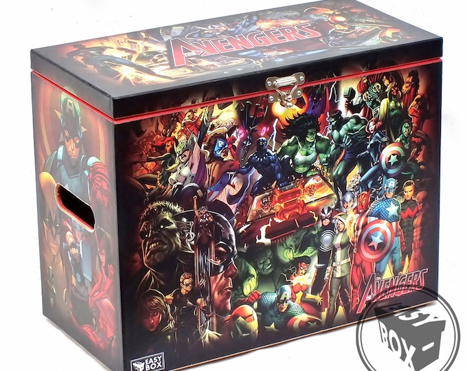 Avengers - Large Comic Book Hard Storage Box Chest MDF - Etsy