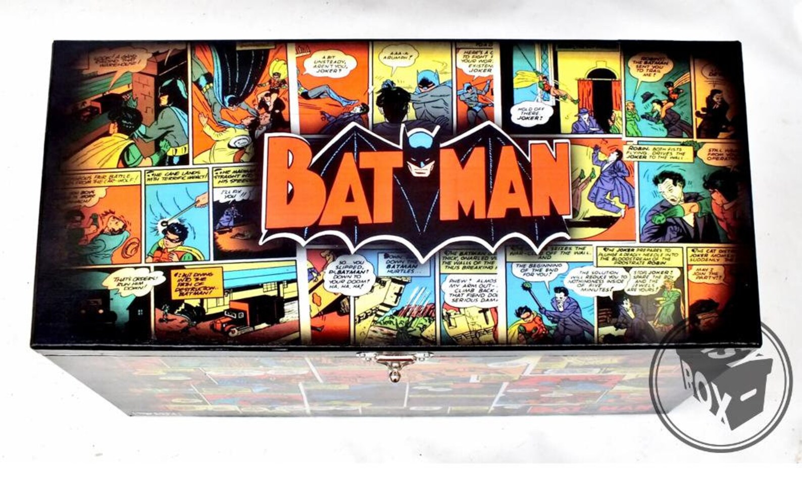 Large Comic Book Hard Storage Box Chest MDF Batman 40's - Etsy