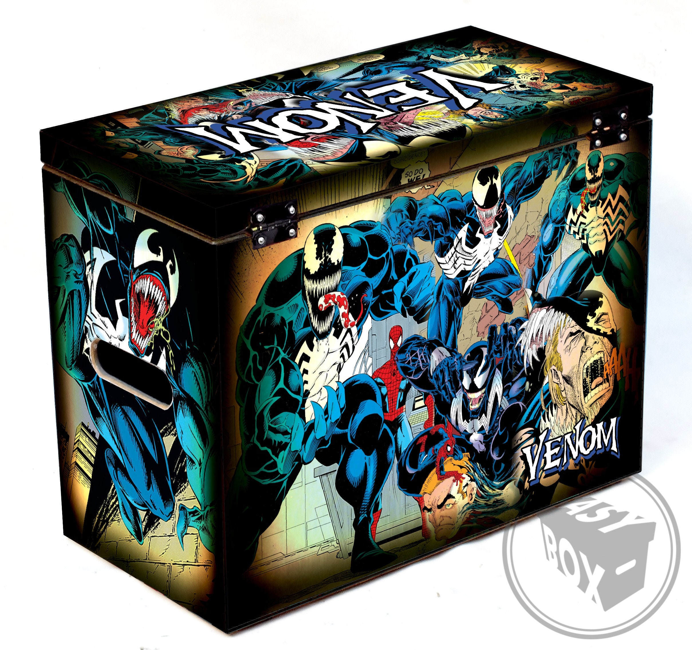 Venom 90's Large Comic Book Hard Box Chest MDF - Etsy
