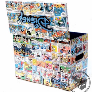 Large Comic Book Hard Storage Box Chest MDF Disney - Etsy