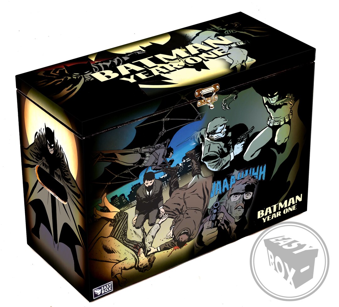 Large Comic Book Hard Box Chest MDF Batman - Year One - Miller ...