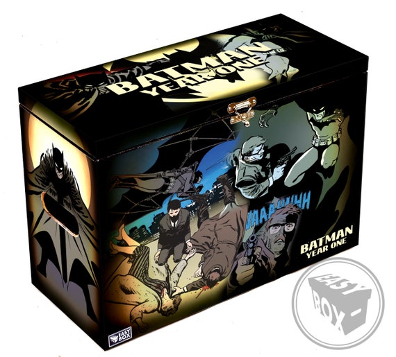 Large Comic Book Hard Box Chest MDF Batman Year One Miller | Etsy