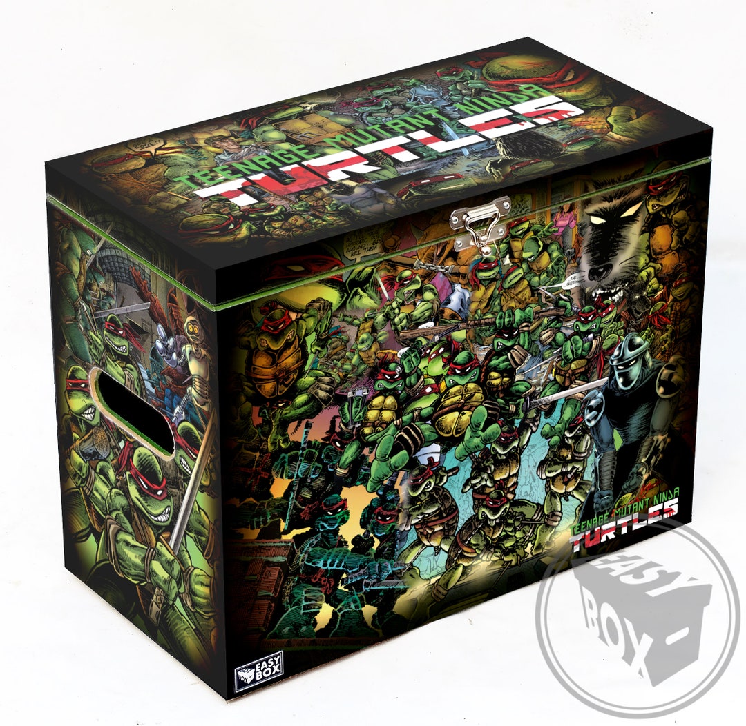 Teenage Mutant Ninja Turtles - Large Comic Book Hard Box Chest MDF - Etsy