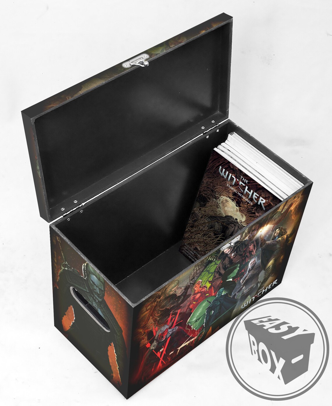 The Witcher - Large Comic Book Hard Box Chest MDF - Etsy