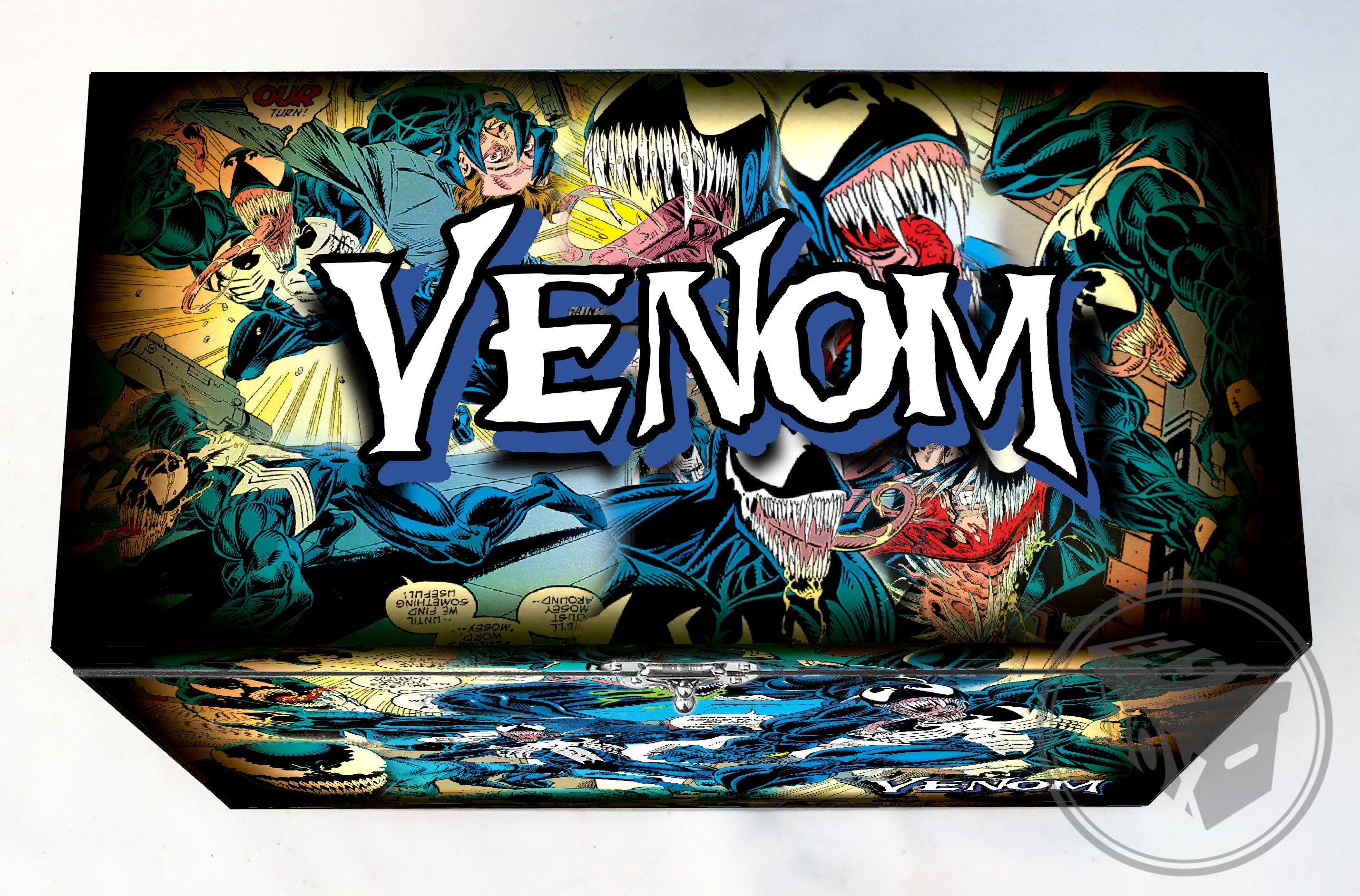 Venom 90's Large Comic Book Hard Box Chest MDF - Etsy